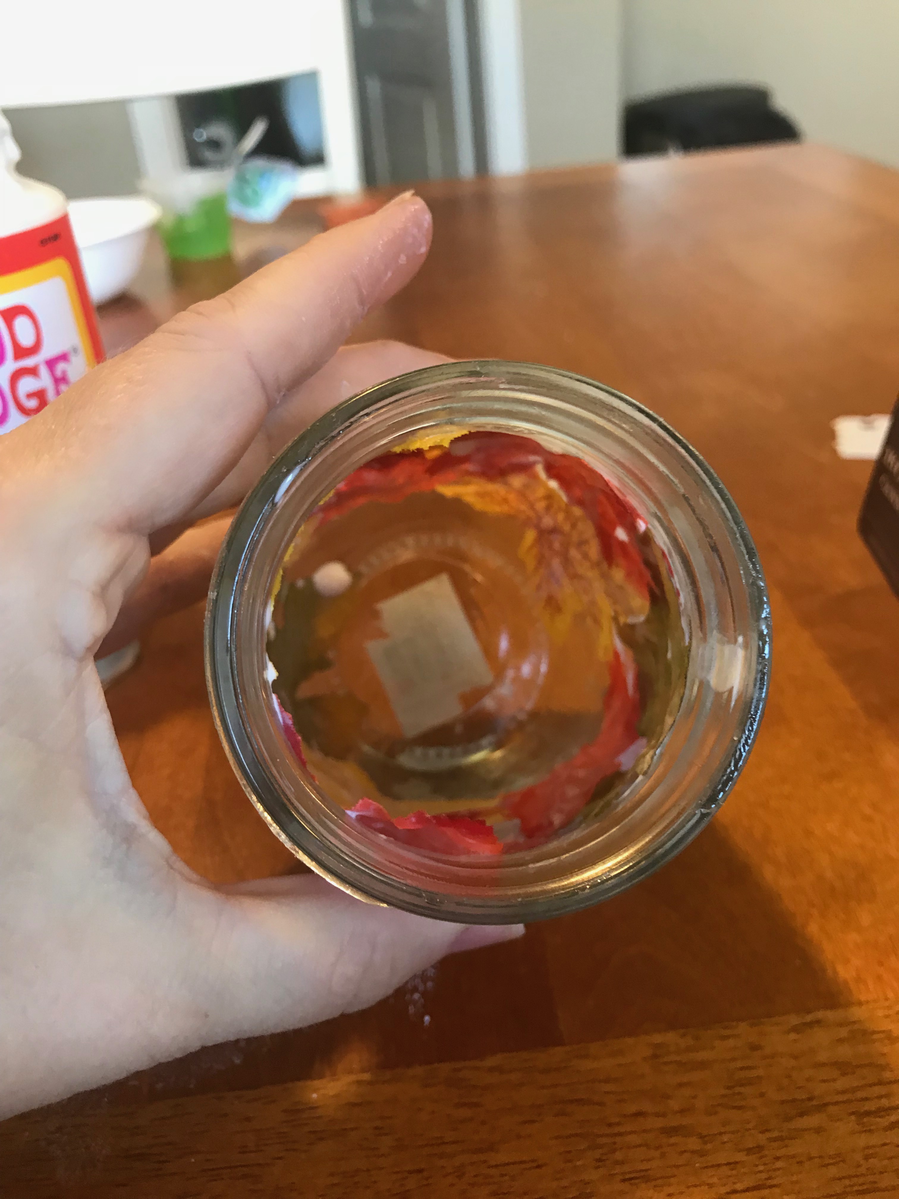 How to Make Leaf Mason Jars and a Fall Foliage Place Mat – 2BecomeBrave